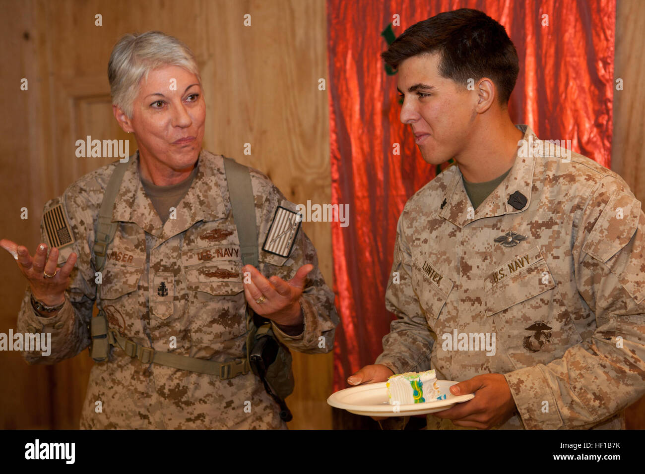 Hospital Corpsmen with Naval Mobile Construction Battalion 15 ...