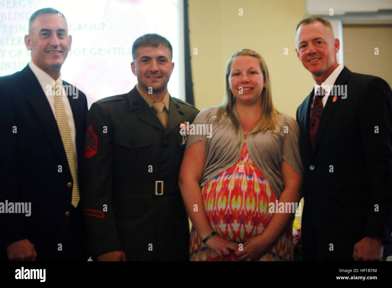 From left to right, Brig. Gen. James Lukeman, 2nd Marine Division's ...