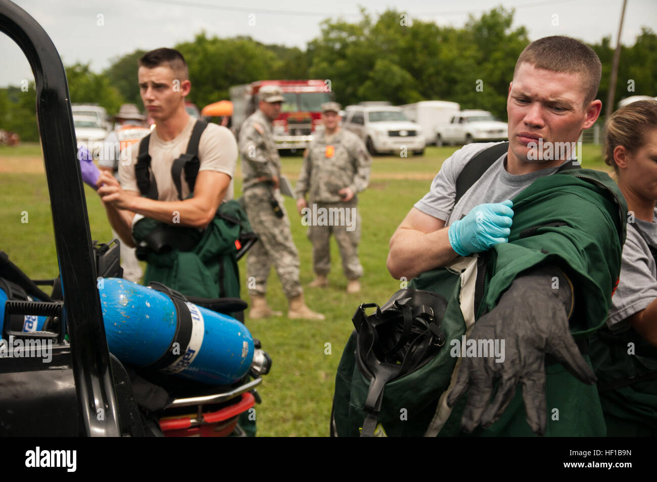 Spc. Willard Casey, survey team member, 63rd Civil Support Team ...