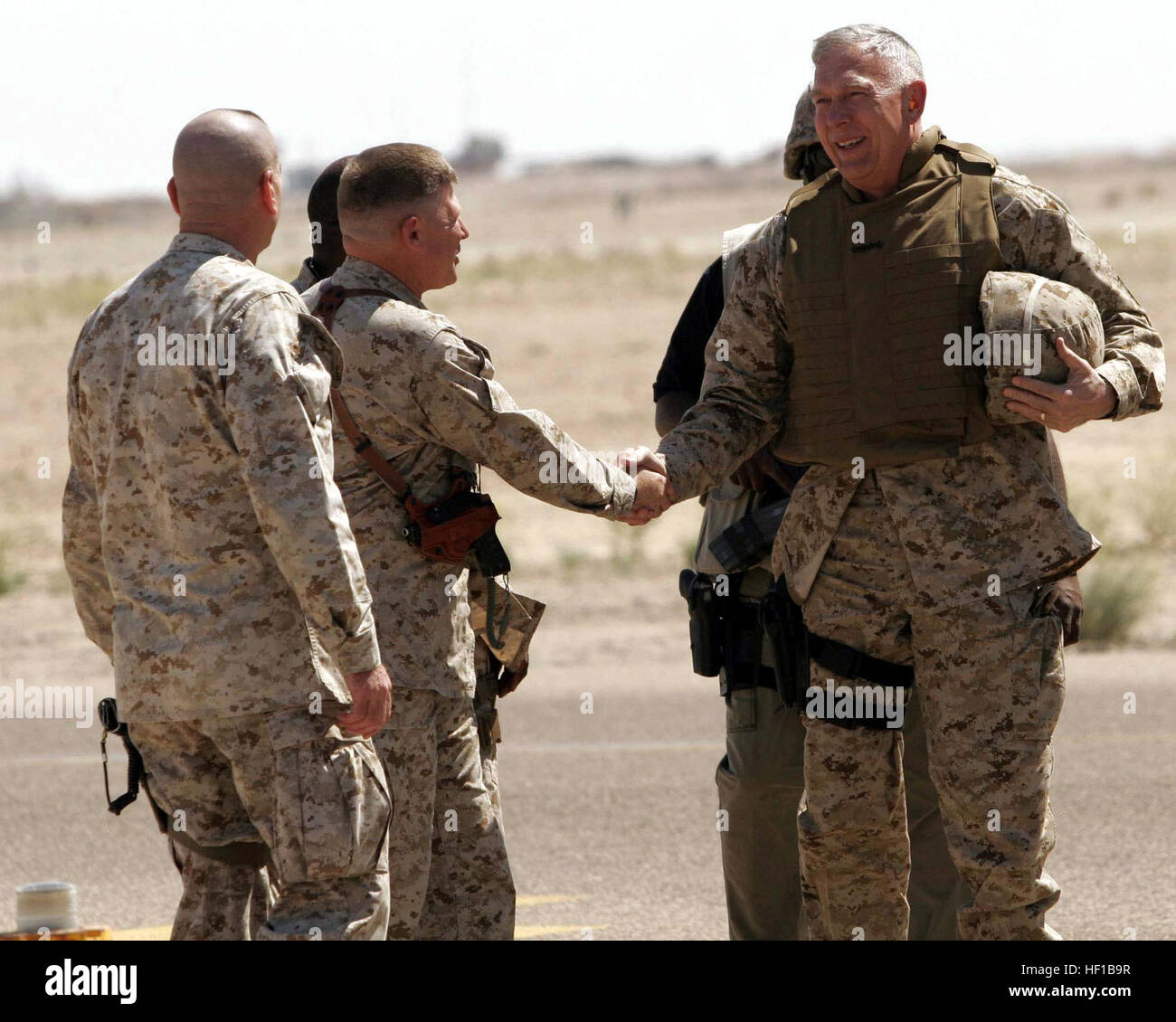 April 5, 2007. Camp Taqaddum, Iraq. BGen James A. Kessler, 2D Marine ...