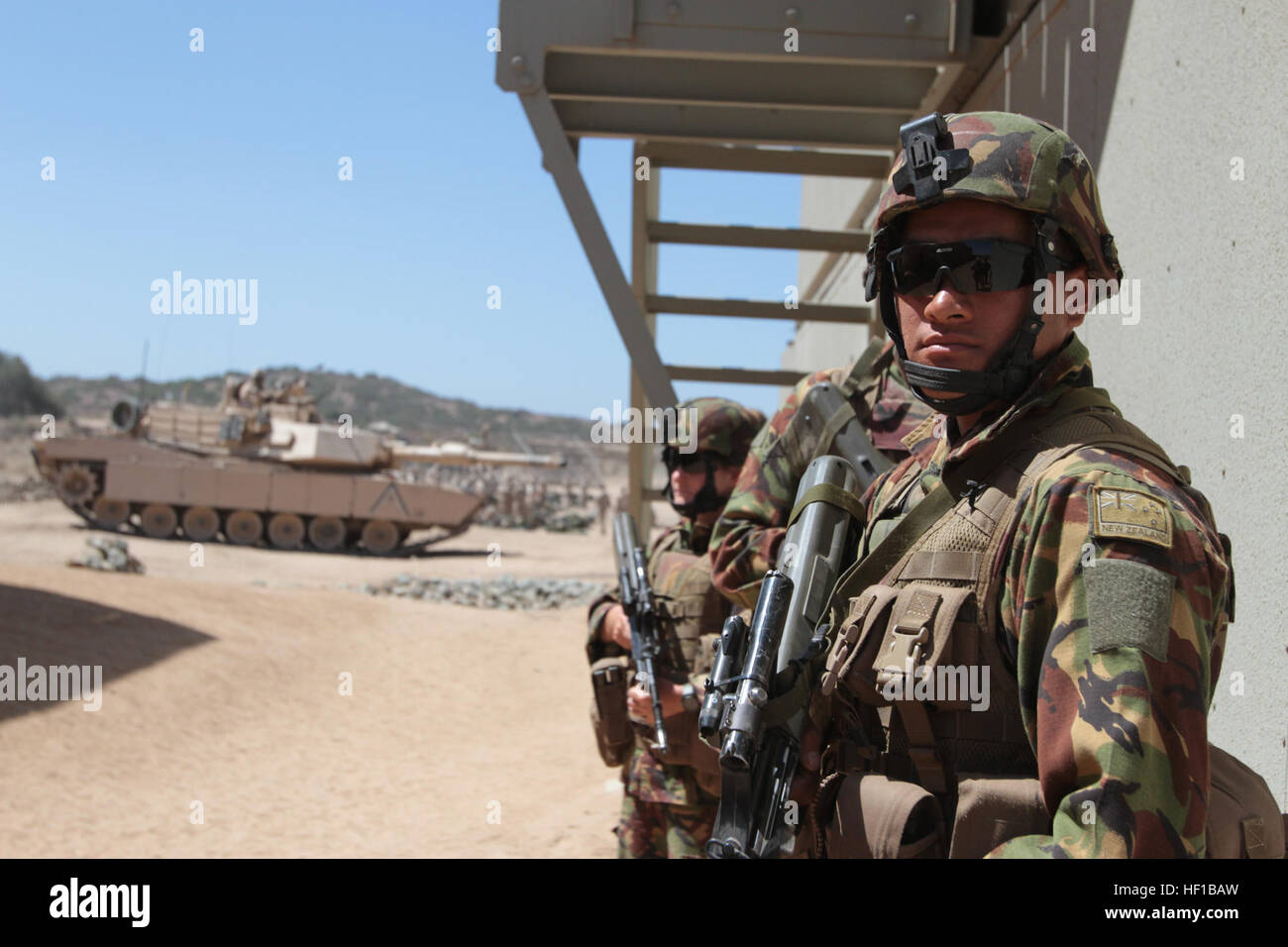 New Zealand Army soldier Nori D. Lee, an infantryman serving with 2nd ...