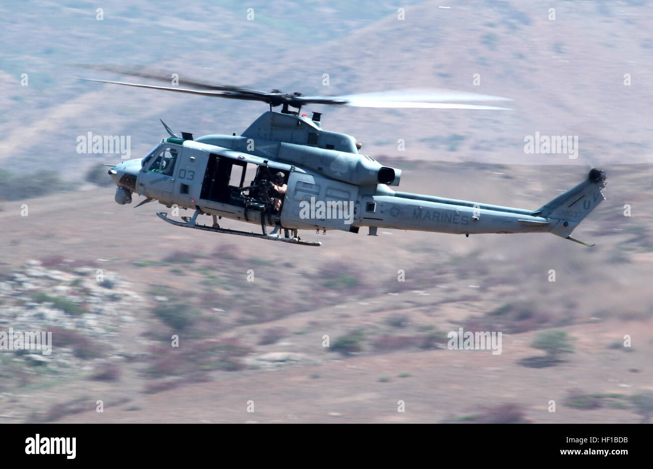 U.S. Marines with Marine Light Attack Helicopter Squadron (HMLA) 267 ...