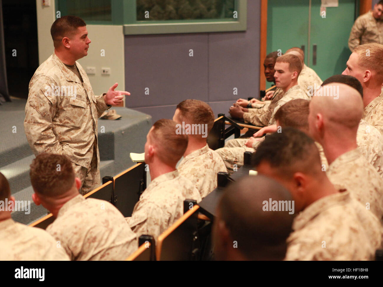 Lt. Col. Tom Wood, battalion commander, 3rd Battalion, 3rd Marine ...