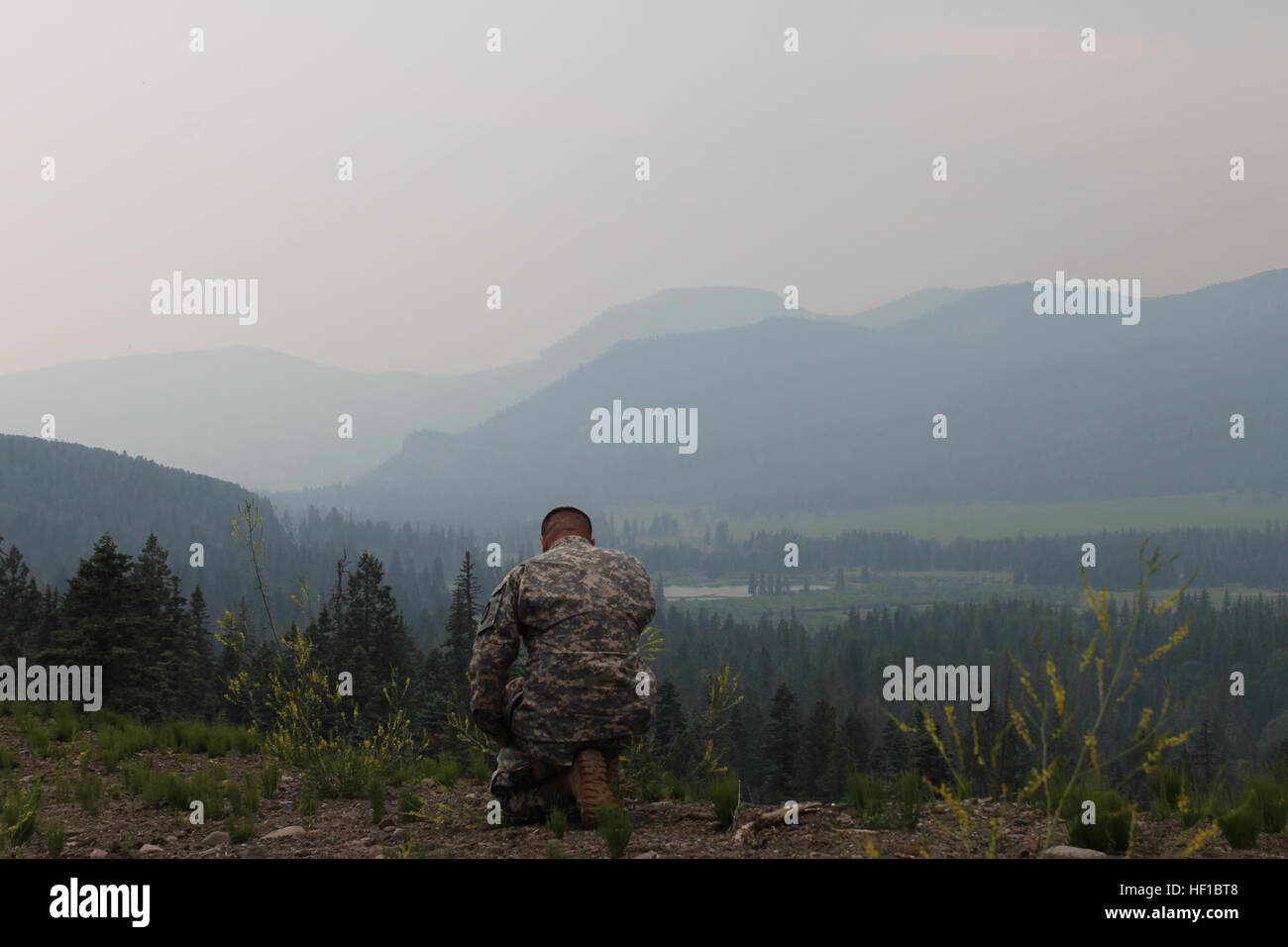 U.S. Army 1st Lt. Justin Cowan, chaplain with the Colorado Army ...