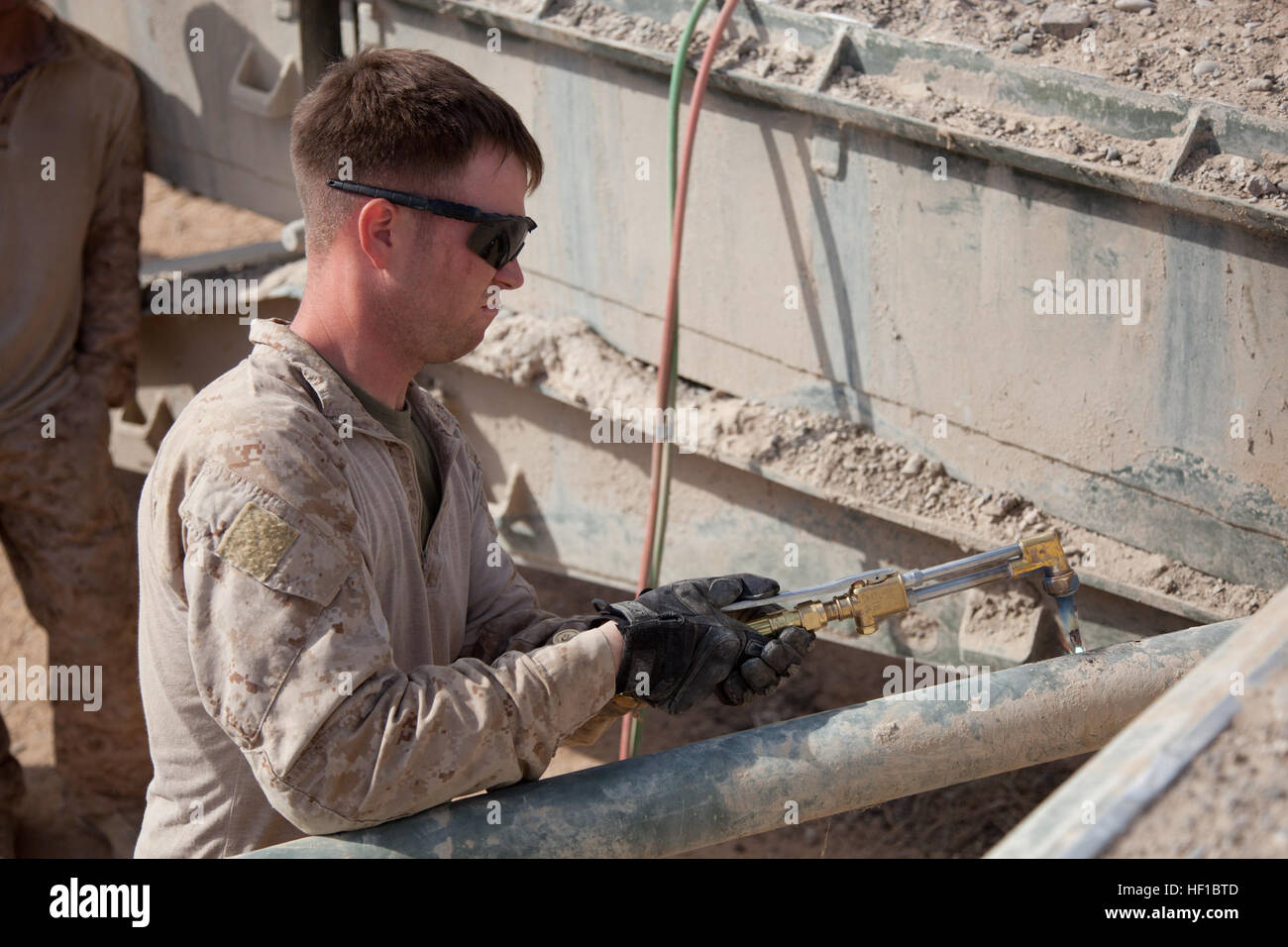 U.S. Marine Staff Sgt. Steven Norman with Engineer Company, Combat ...
