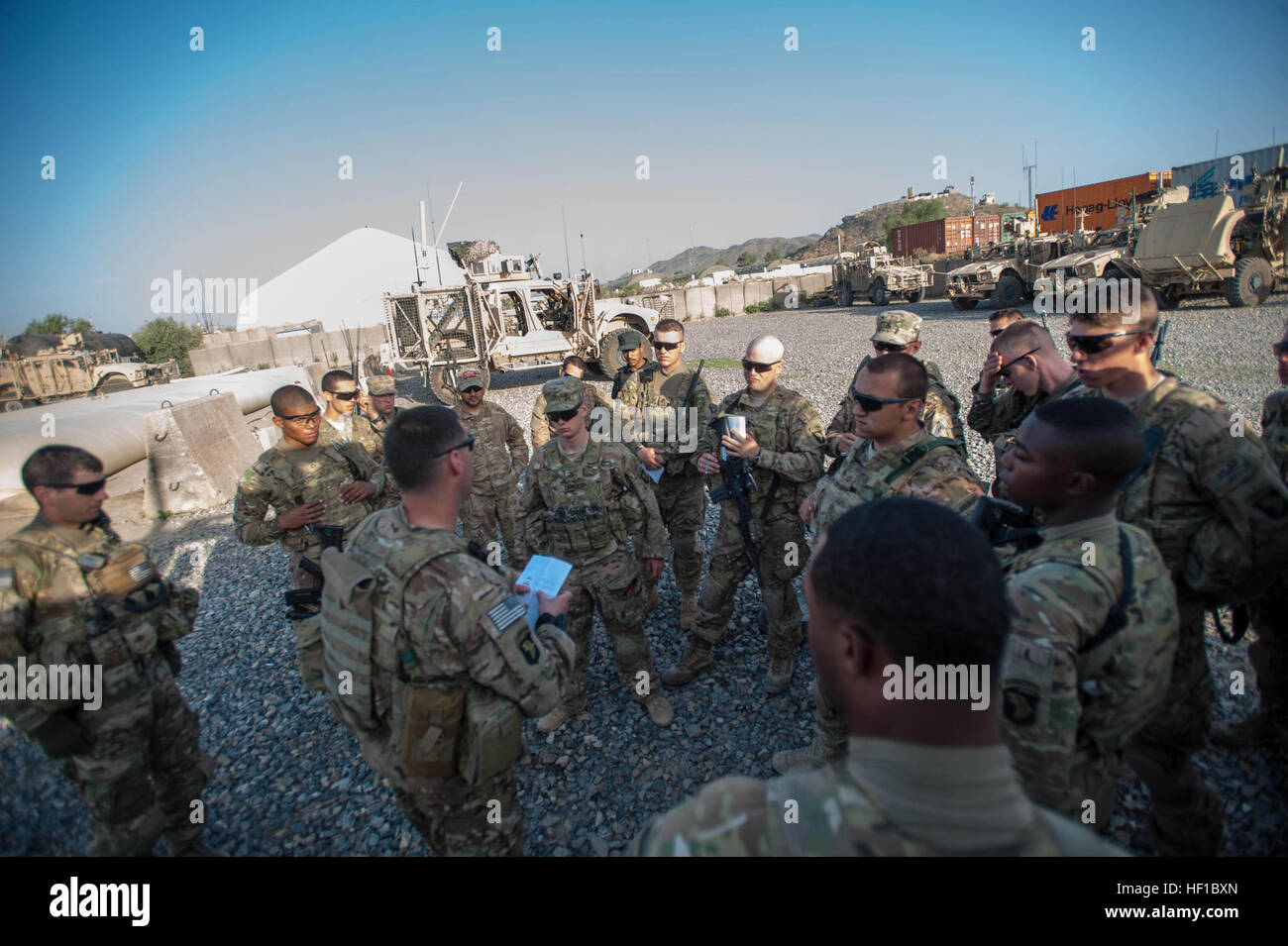 U.S. Soldiers with 2nd Battalion, 506th Infantry Regiment, 4th Brigade ...