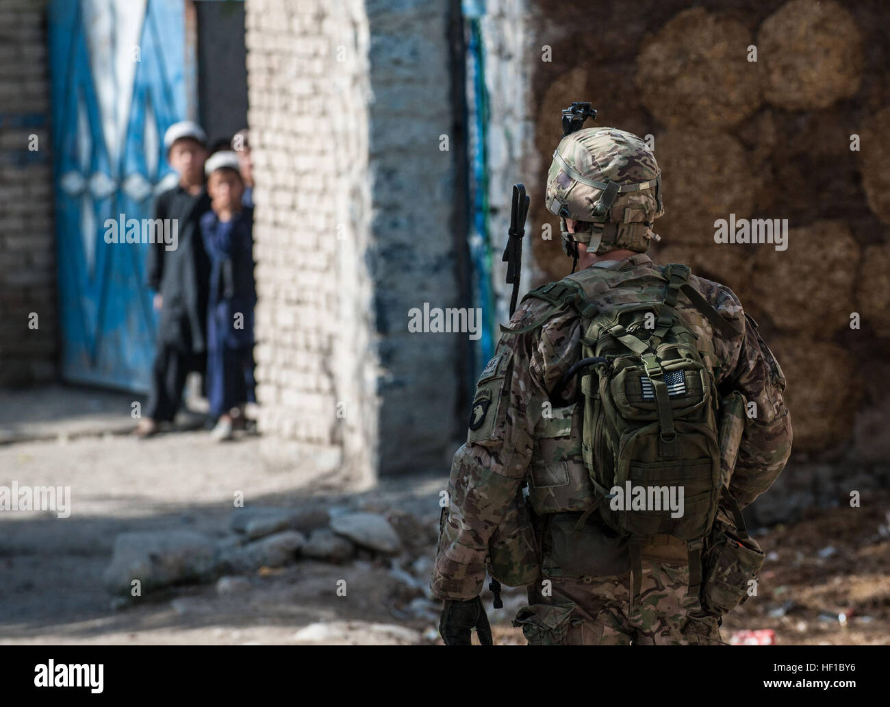 A U.S. soldier with 2nd Battalion, 506th Infantry Regiment, 4th Brigade ...