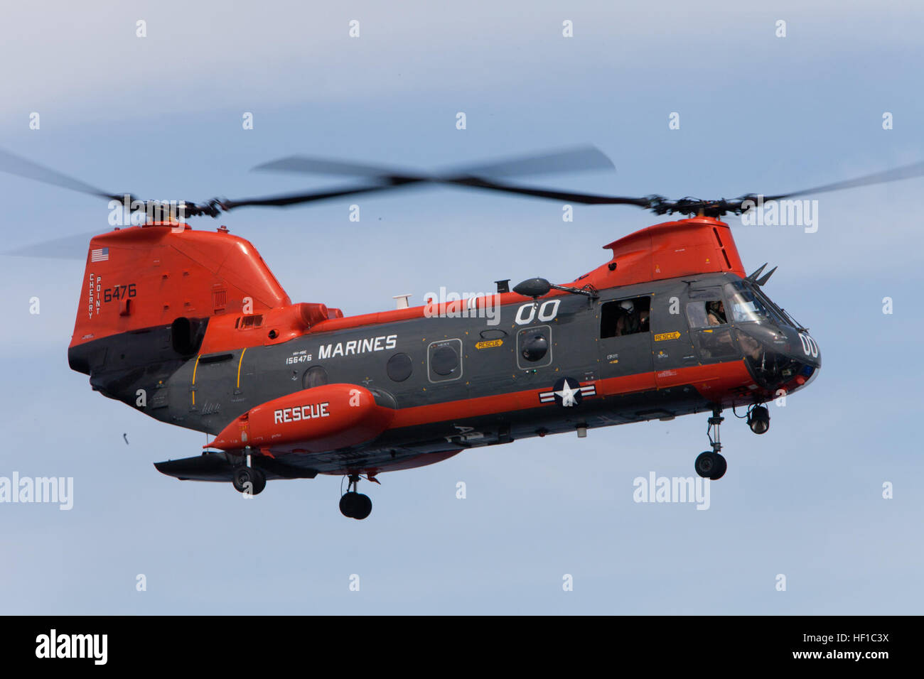 A HH-46E Sea Knight helicopter (Pedro) with Marine Transport Squadron 1 ...