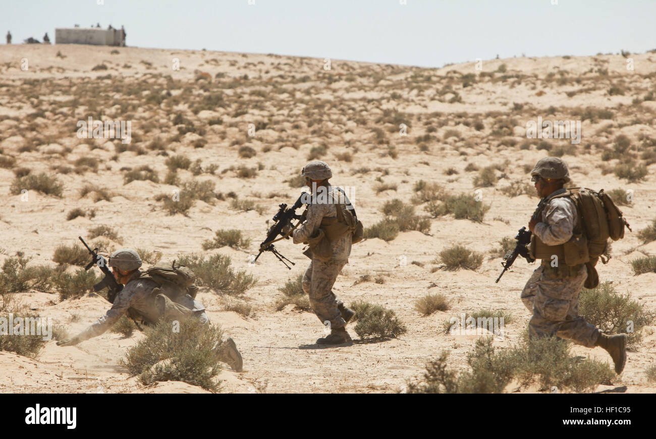 Marines and sailors with Black Sea Rotational Force 13 conduct platoon ...