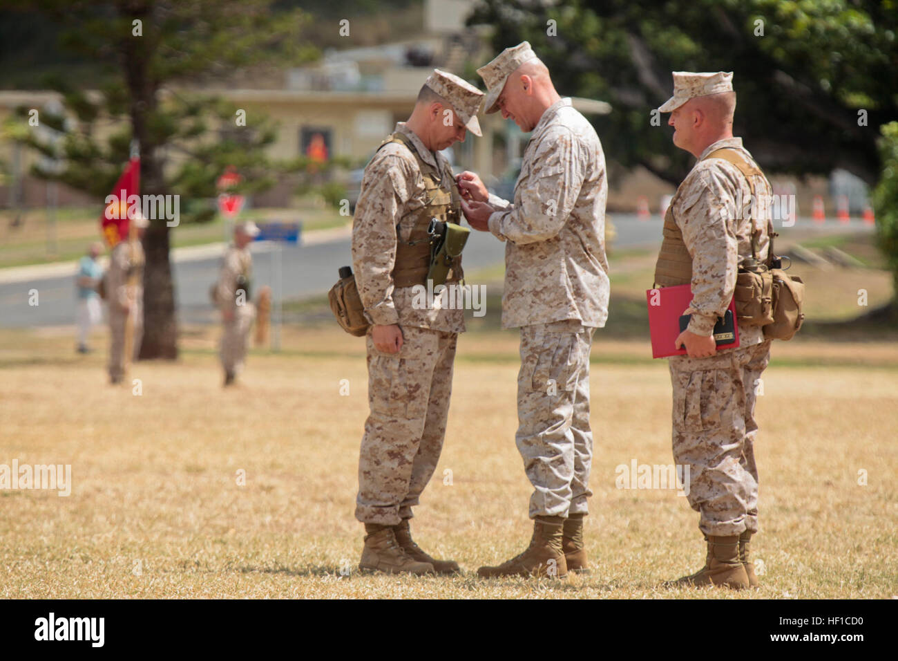 U.S. Marine Corps Colonel Nathan I. Nastase (Left), former Commanding ...