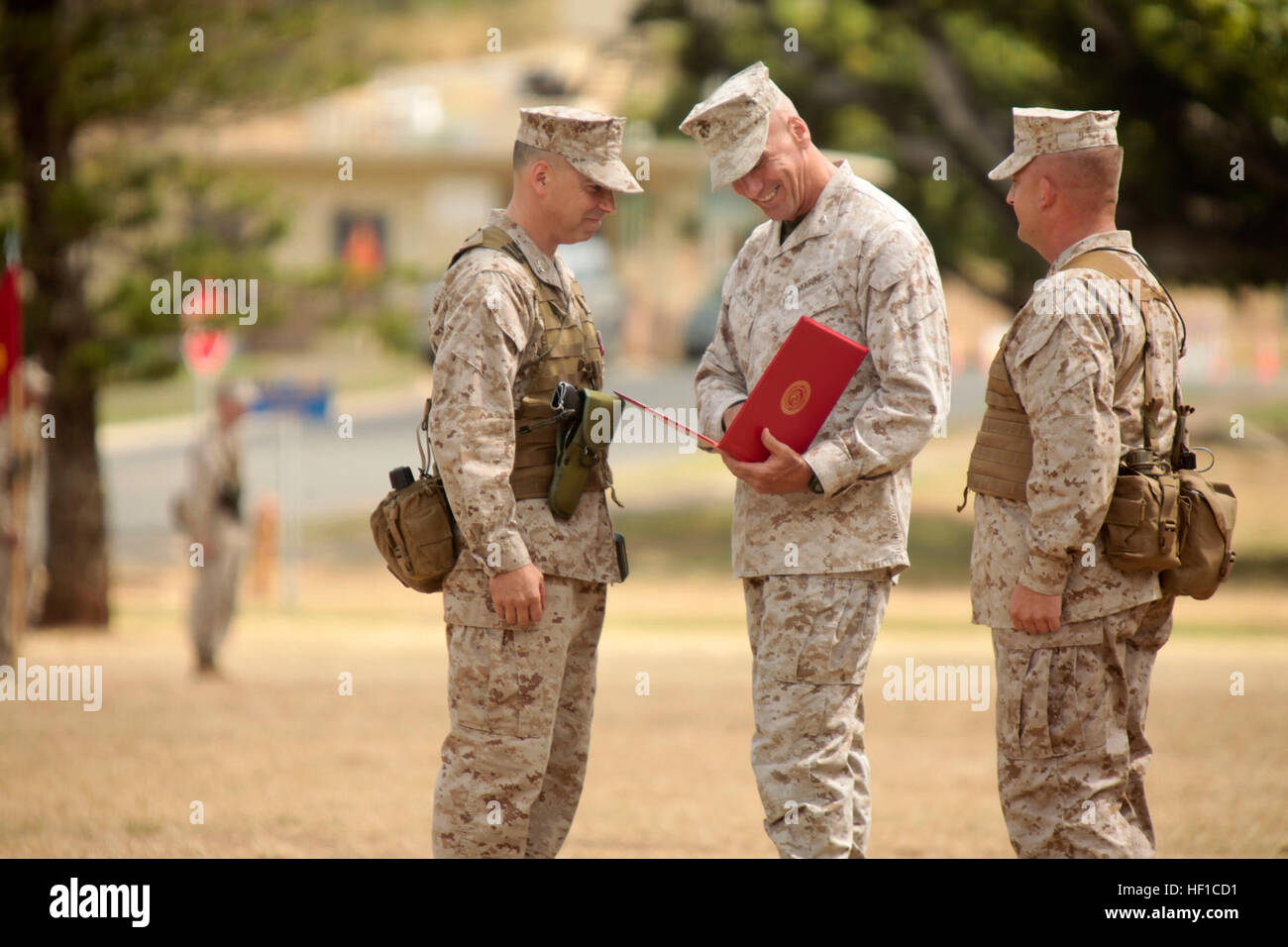U.S. Marine Corps Colonel Nathan I. Nastase (Left), former Commanding ...