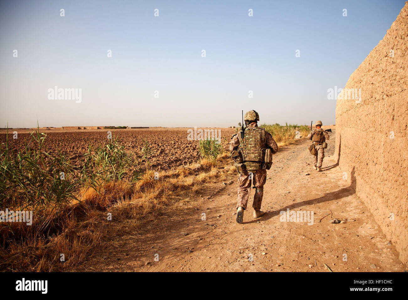 British Royal Air Force Regiment Lance Cpl. Thomas Bailey, left, with ...