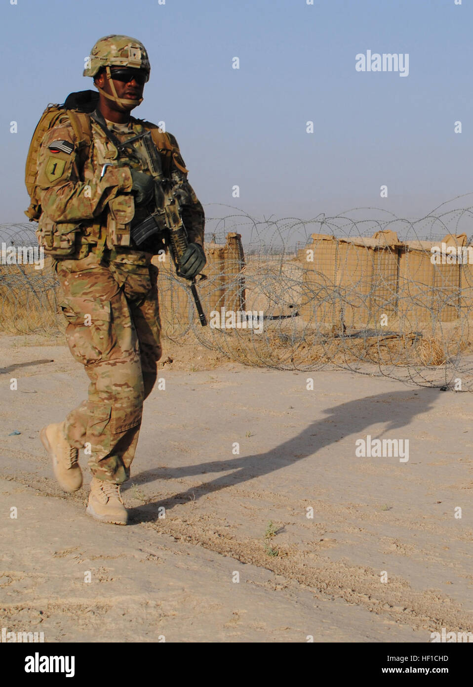 U.S. Army Sgt. Fode Toure, a medic with Bravo Battery, 1st Battalion ...