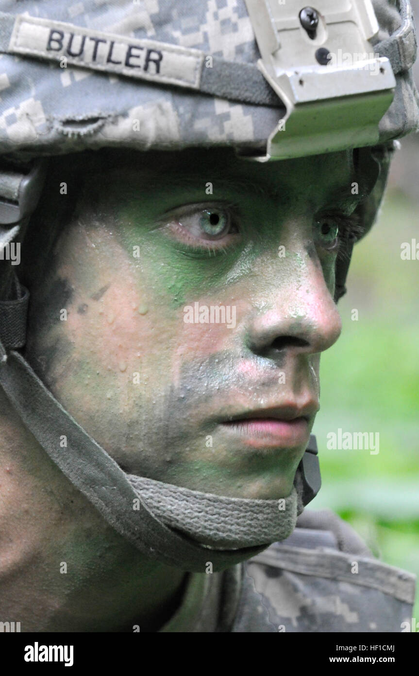 Pfc. Jeremy Butler, a rifleman from 4th Battalion, 23rd Infantry ...