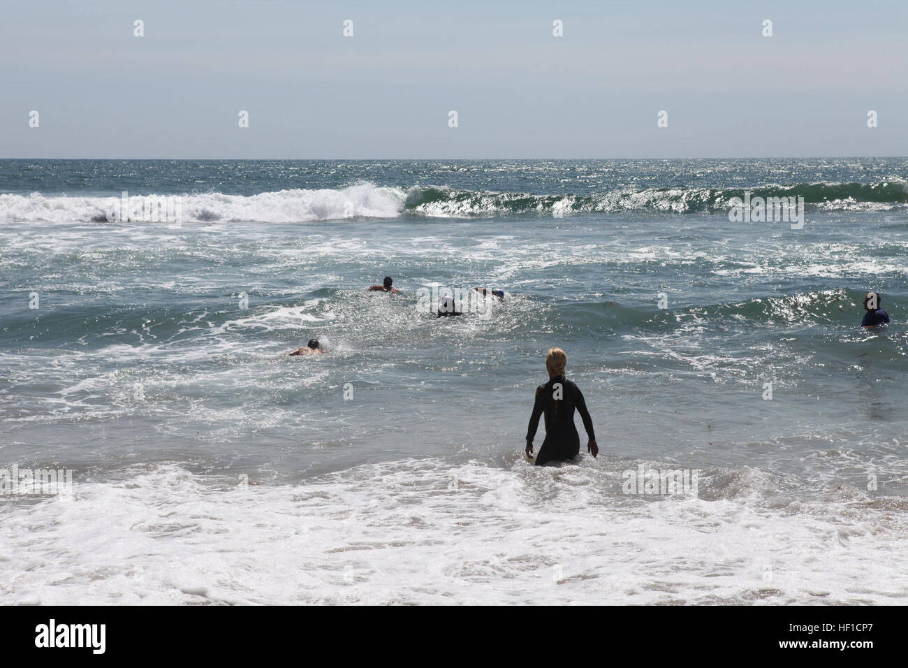 Wounded Warrior Regiment participants practice swimming during the ...