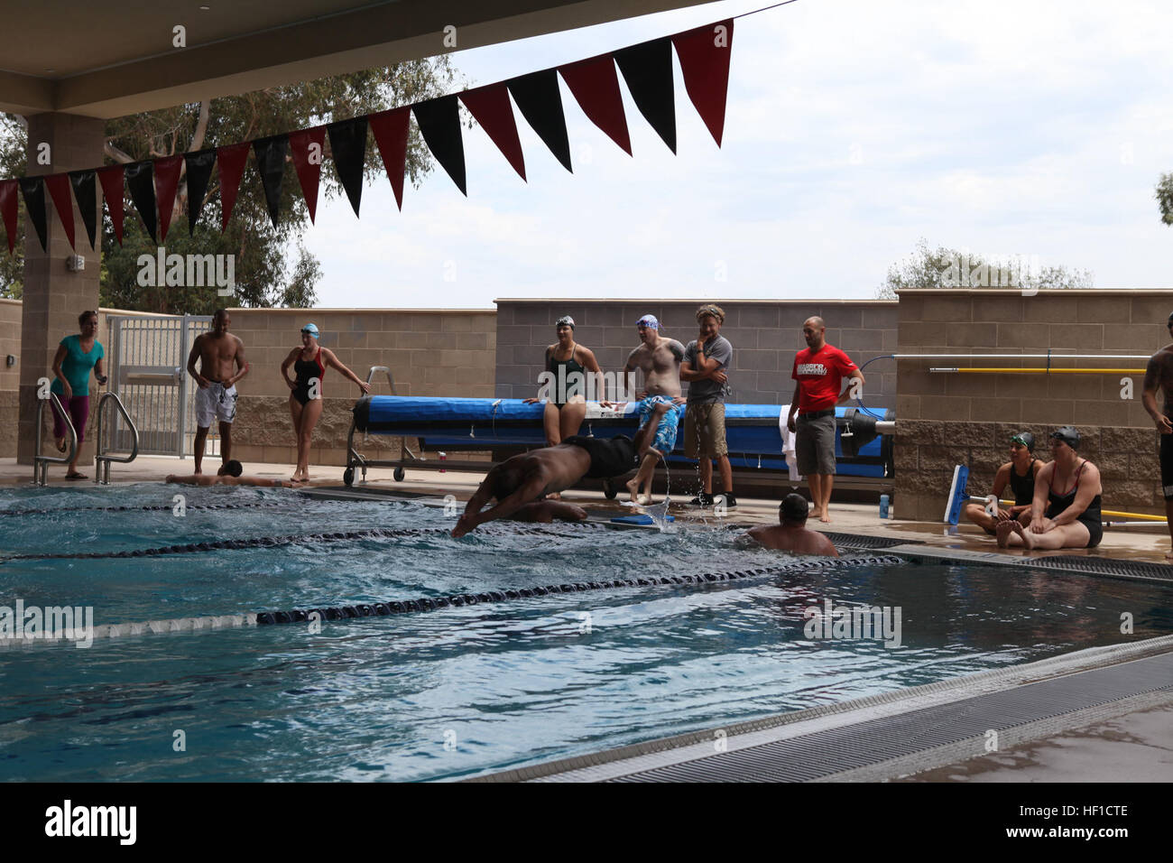 Sgt. Faustino Alonzo from Wounded Warrior Battalion - West dives into ...