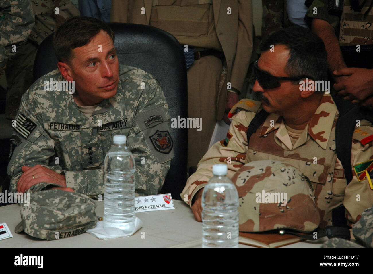 U.S. Army Gen. David H. Petraeus, commander of the Multi-National ...