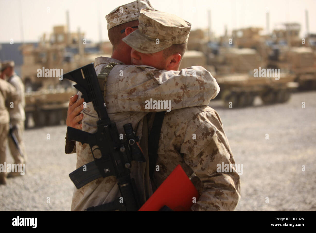 A Marine with Combat Logistics Regiment 2 received the Navy and Marine ...