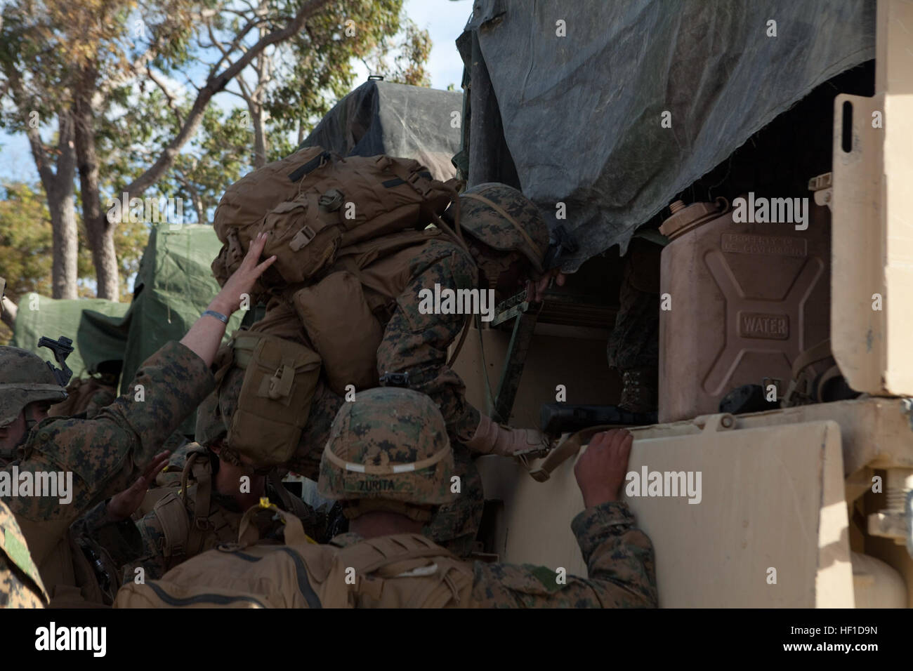 U.S. Marines with Gulf Company, 2nd Battalion 4th Marines, Battalion ...