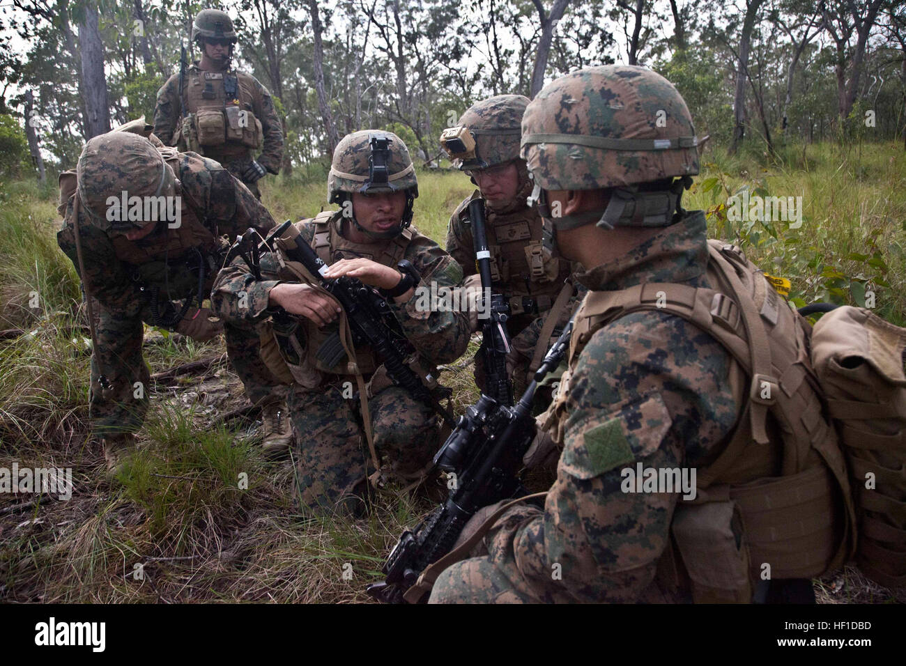 U.S. Marines with Echo Company, 2nd Battalion 4th Marine Regiment ...