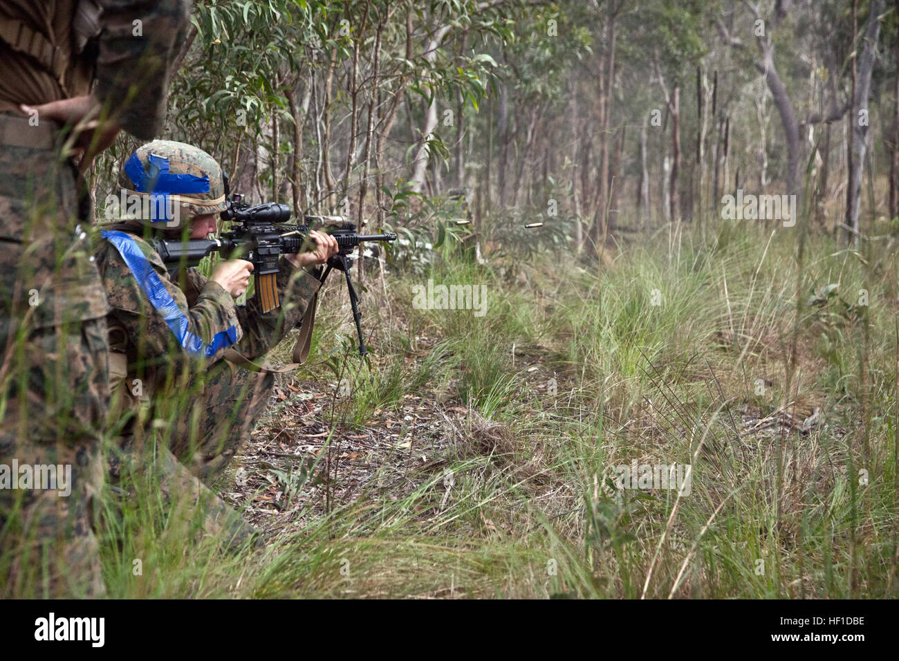 U.S. Marine Corps Lance Cpl. Richard Burg, Infantry Automatic Rifleman ...