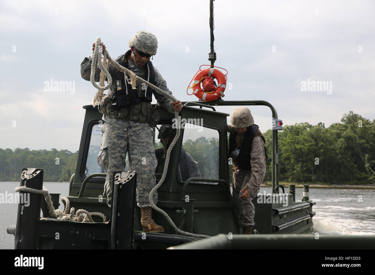 A Soldier with 502nd Multi Role Bridge Company, based at Fort Knox, Ky ...