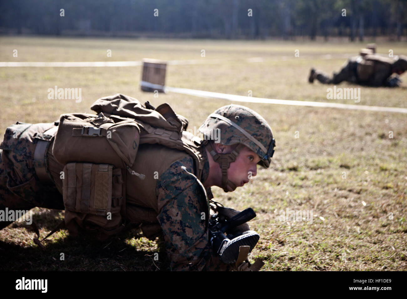 U.S. Marine Corps Lance Cpl. Richard Burg, Infantry Automatic Rifleman ...