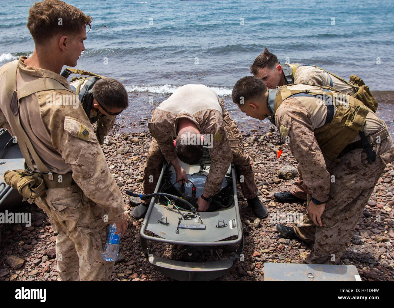 26th Marine Expeditionary Unit (MEU) Maritime Raid Force Marines ...