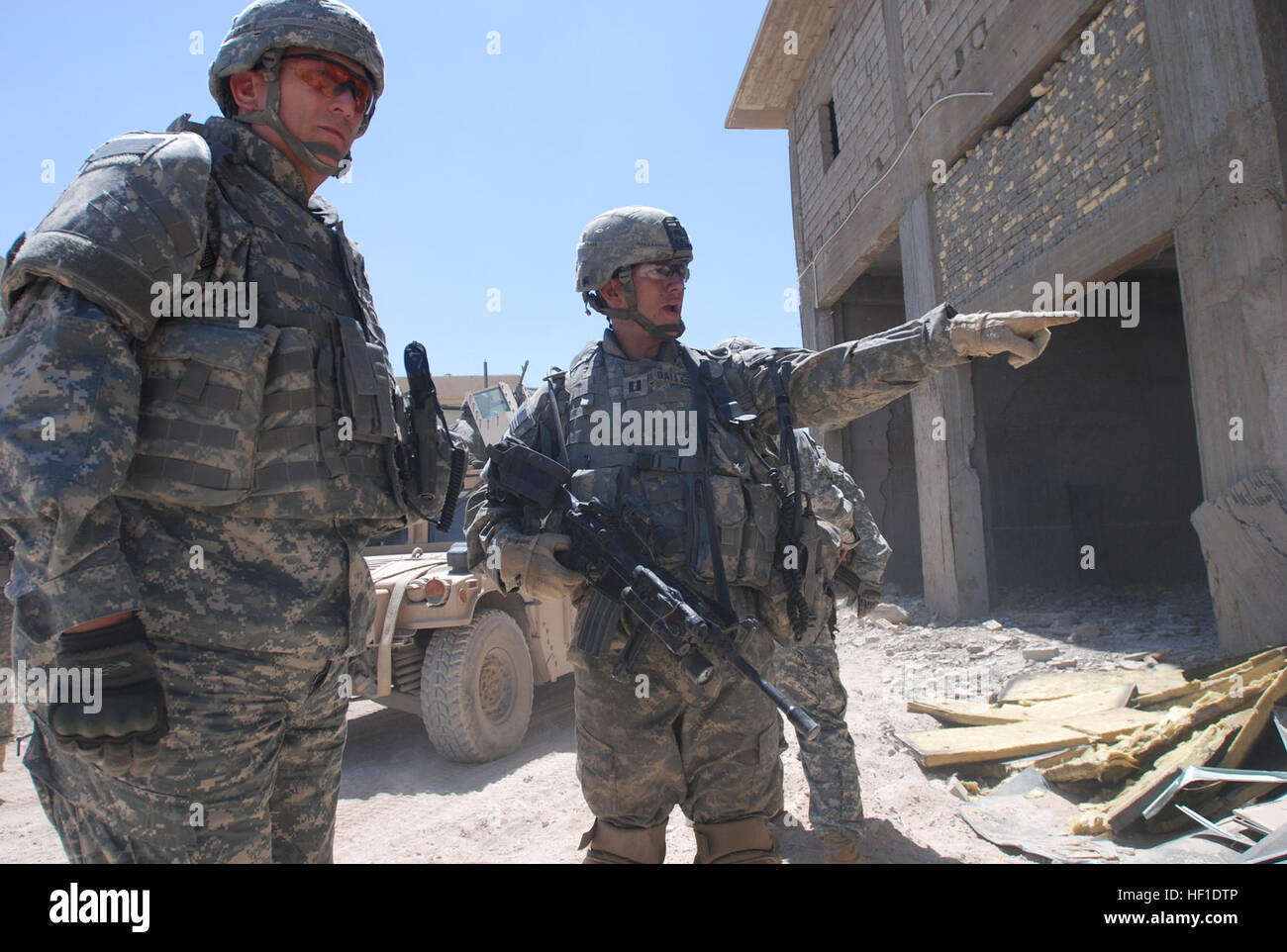BAGHDAD, Iraq - Capt. Brendan Gallagher, commander of Bravo Troop, 1st ...