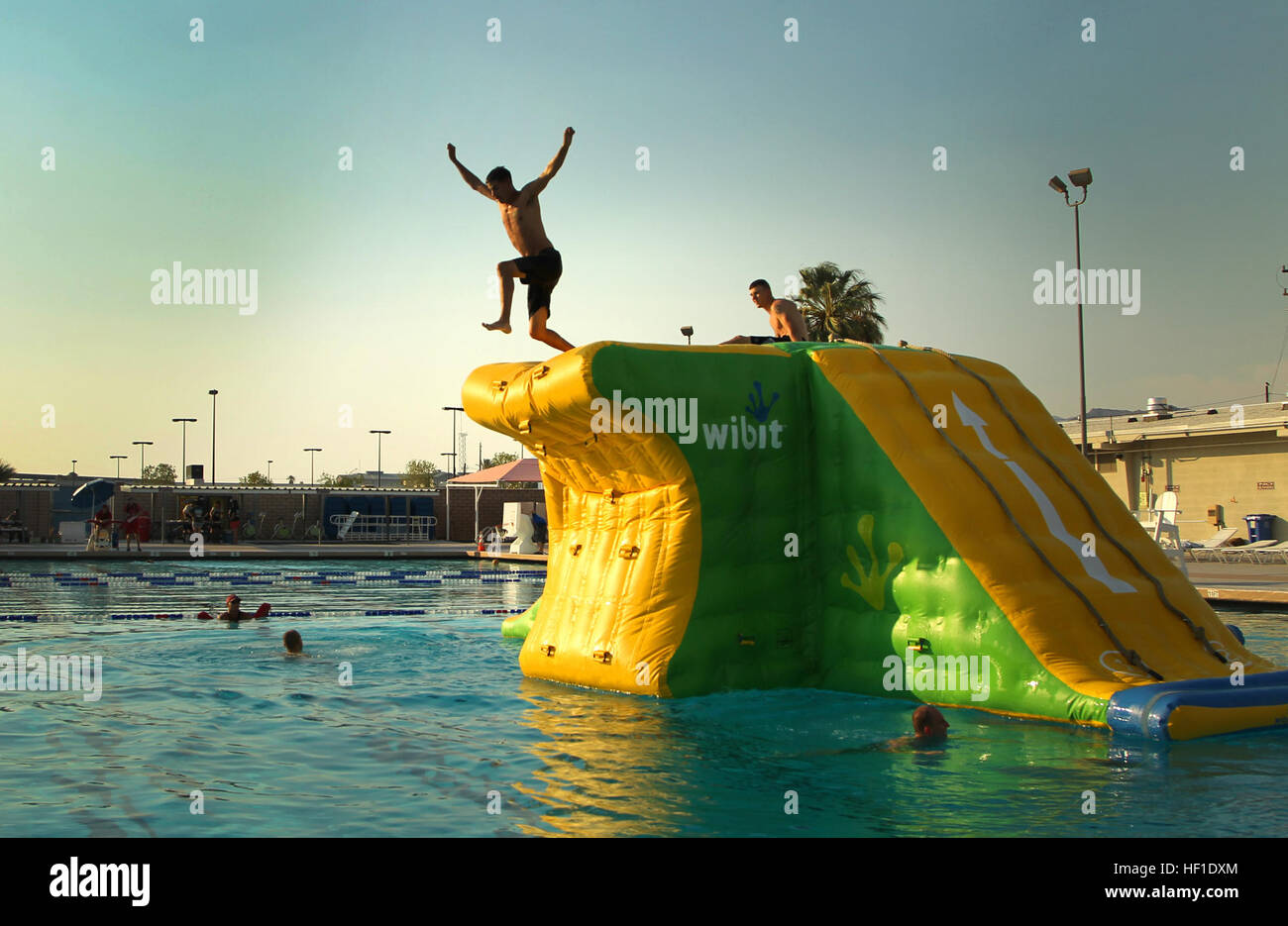 Marines with Headquarters Battalion attended a battalion pool party at ...