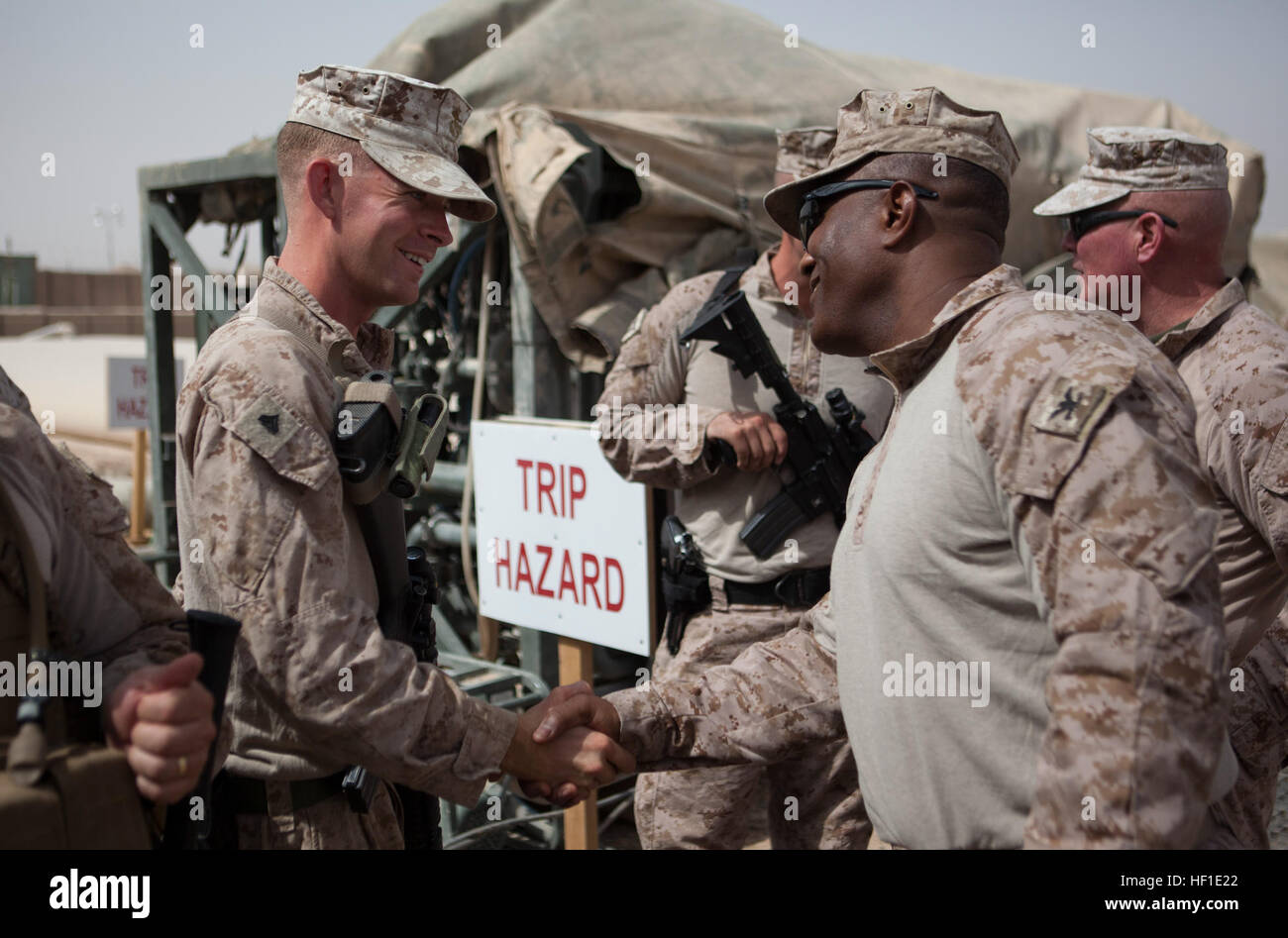 The commanding officer of Combat Logistics Regiment 2, Regional Command ...