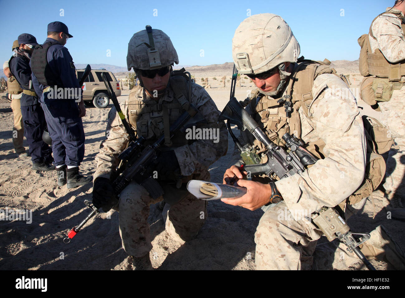 Marines from 1st Platoon, India Company, 3rd Battalion, 7th Marine ...