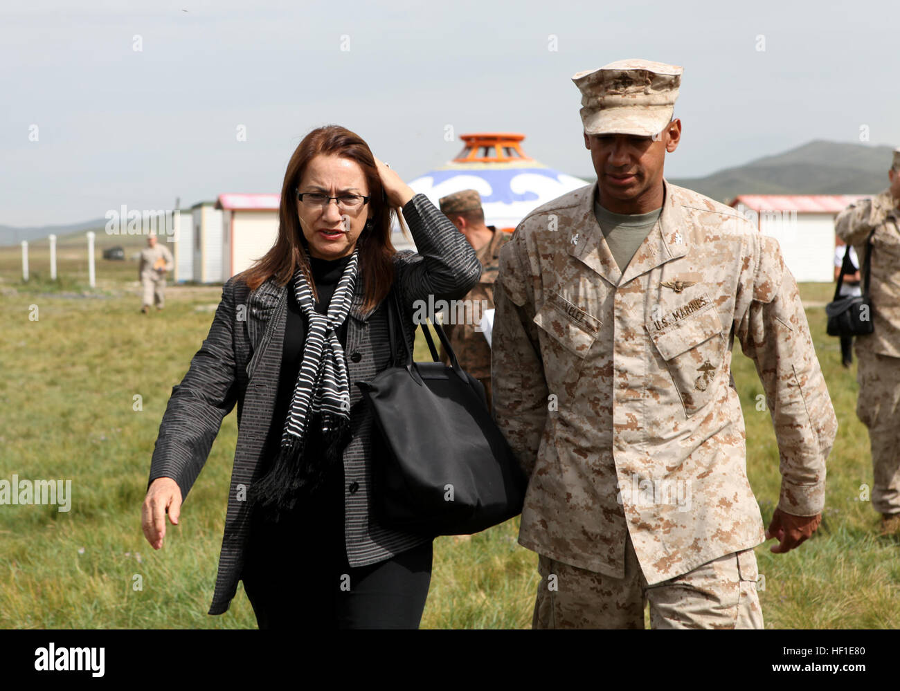 Ms. Marrie Schaefer, foreign policy advisor for U.S. Marine Corps ...