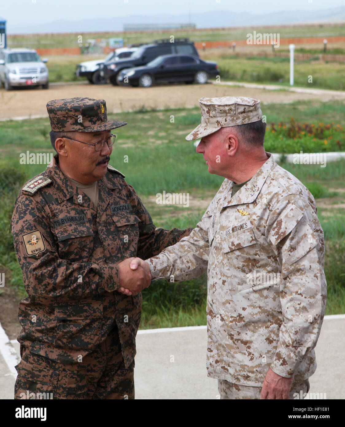 Lt. Gen. Ts. Byambajav, Chief of General Staff for the Mongolian Armed ...