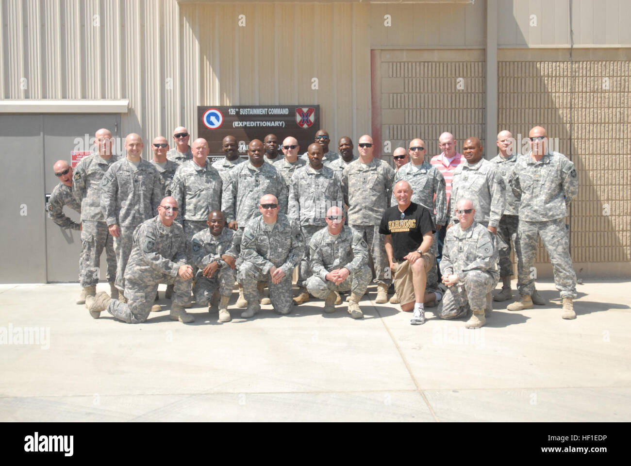Soldiers from the 135th Expeditionary Sustainment Command and 1st ...