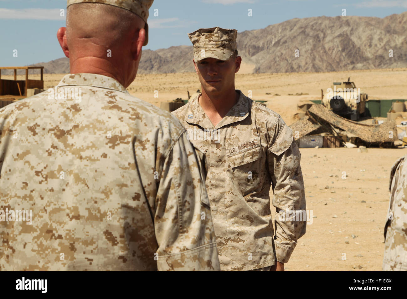 Maj. Gen. Larry D. Nicholson, 1st Marine Division Commanding General ...