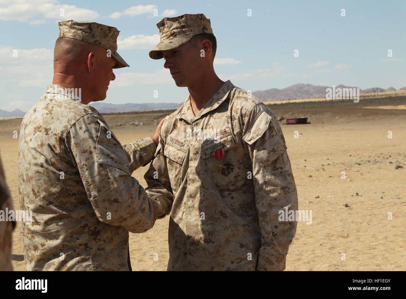 Maj. Gen. Larry D. Nicholson, 1st Marine Division Commanding General ...