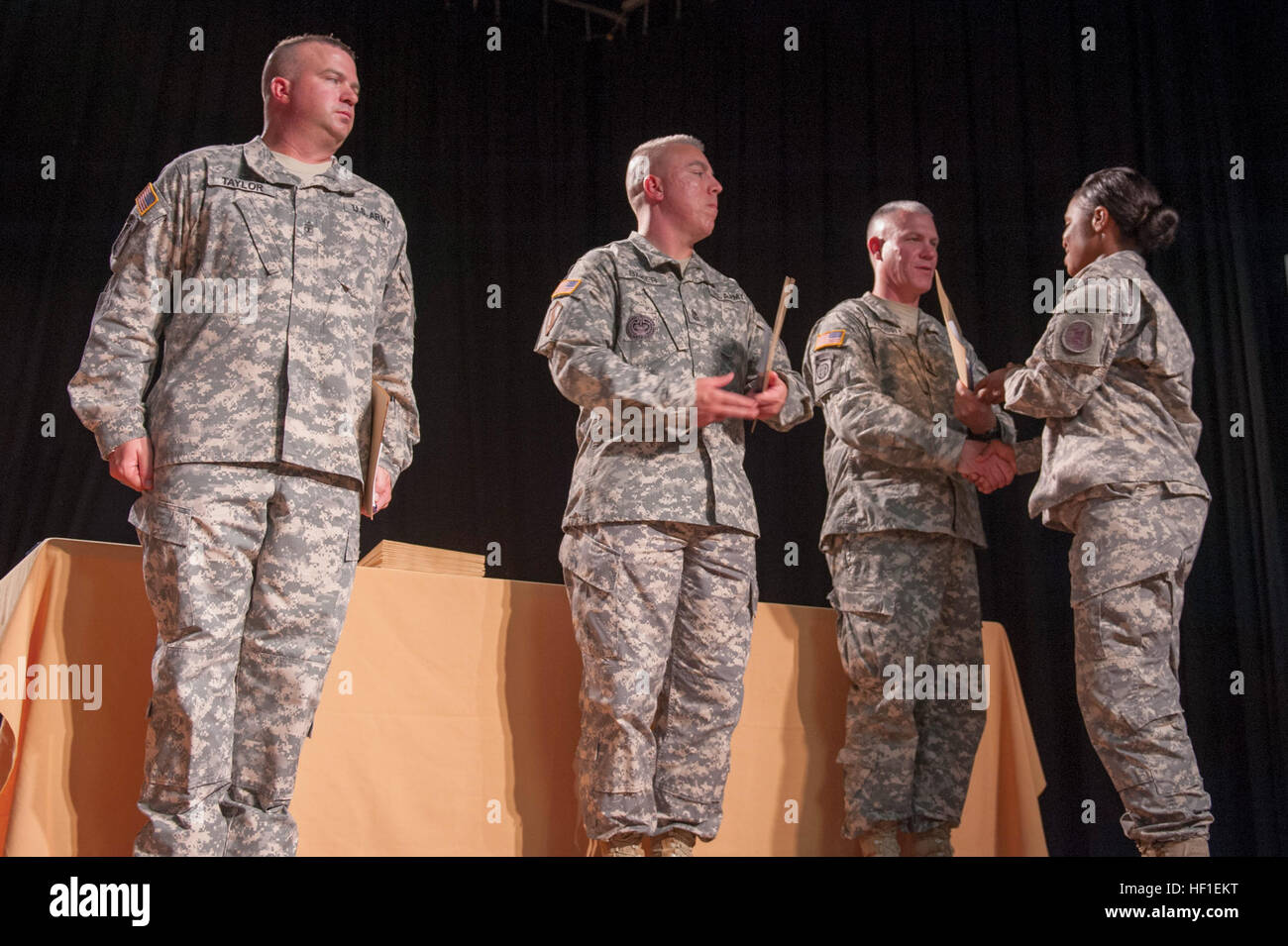 Army Sgt. Tamika Lowe of Headquarters and Headquarters Company, 525th ...