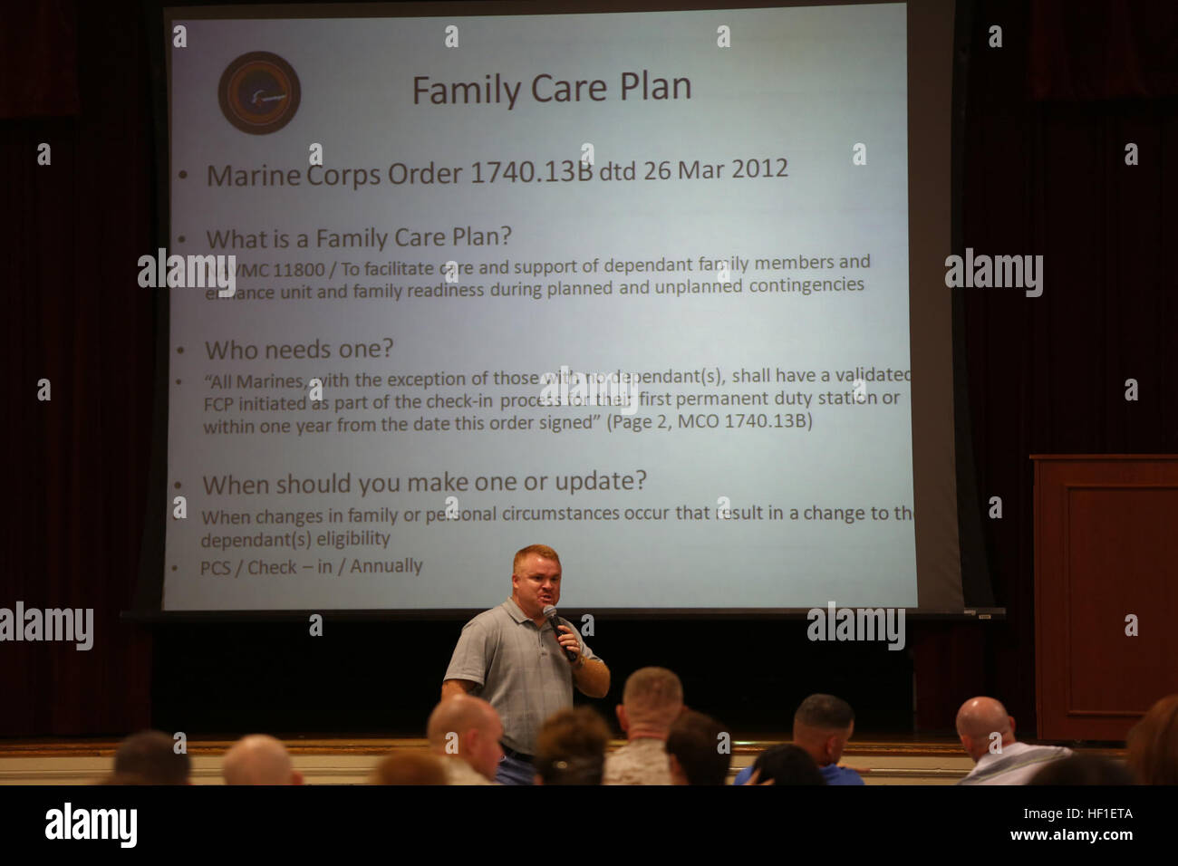 Jim Chartier, battalion family readiness officer, 2nd Assault Amphibian ...