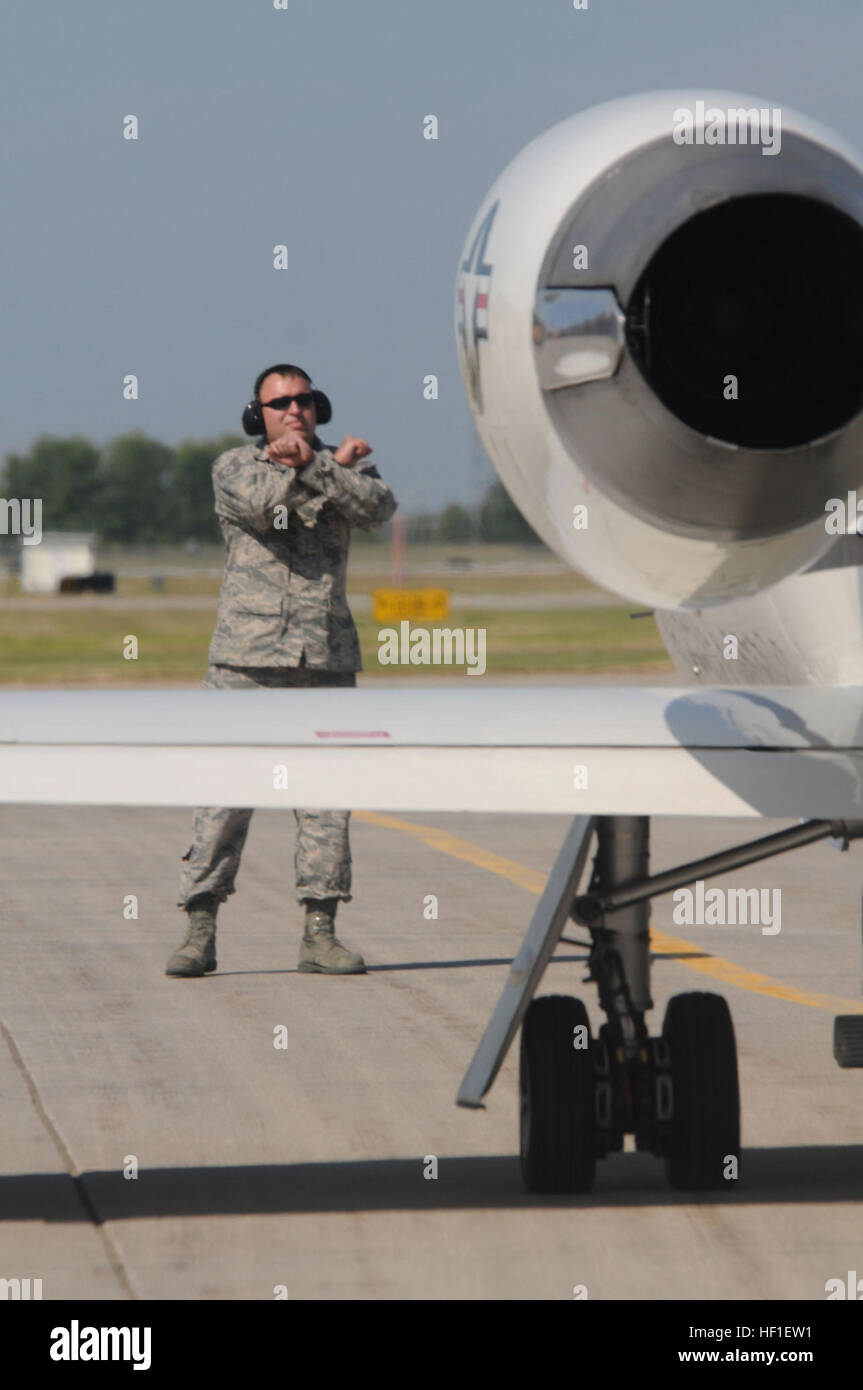 U.S. Air Force Tech. Sgt. Scott Hovda, a crew chief in the 119th ...