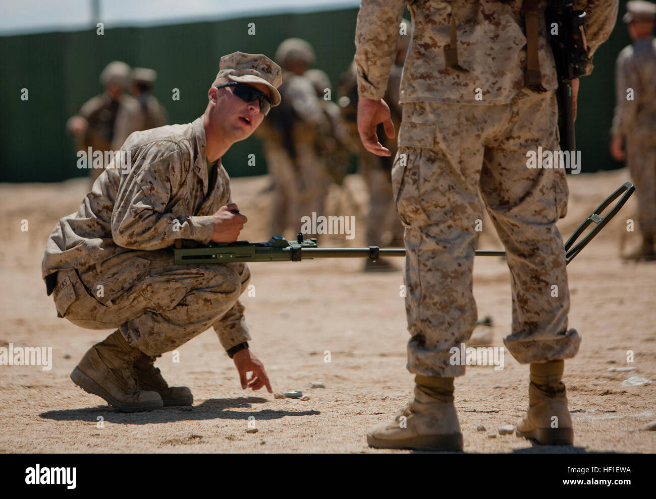 Marine Private 1st. Class Jacob Hendricks, a combat engineer with ...