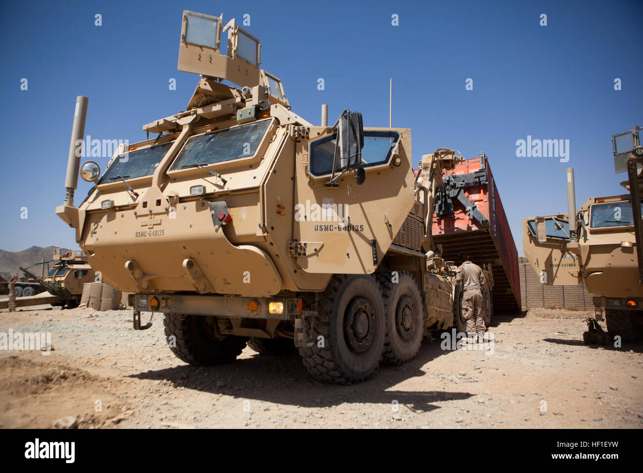 Marines with Combat Logistics Regiment 2, Regional Command (Southwest ...