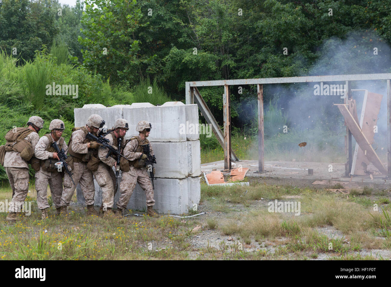 U.S. Marine Corps combat engineers with Battalion Landing Team 1st ...