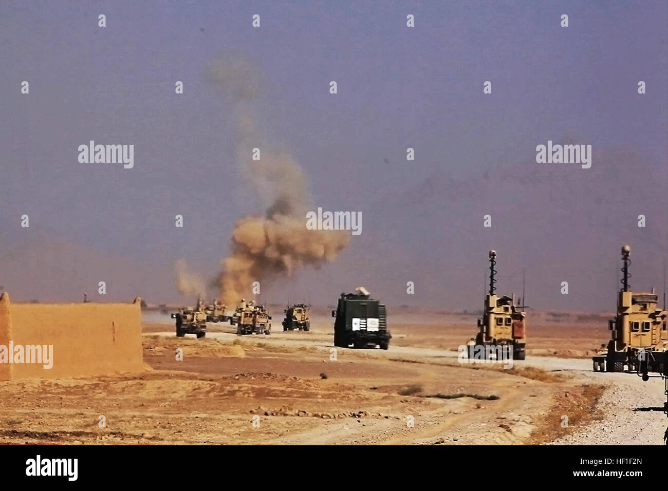 Marines conduct a controlled detonation of an improvised explosive ...