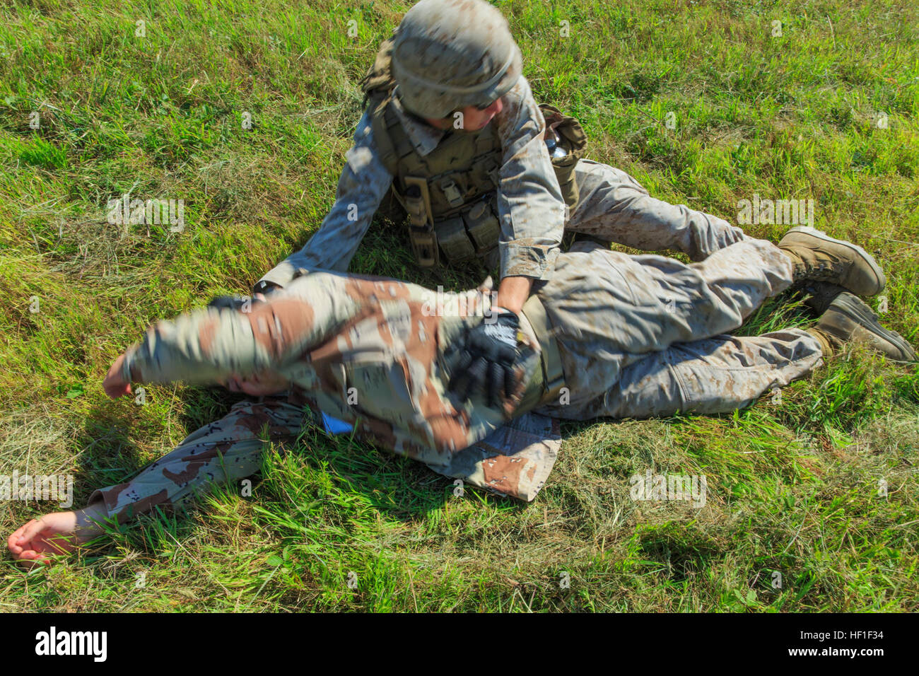 U.S. Marine Corps Pfc. Robert McCusker, Battalion Landing Team 1st ...