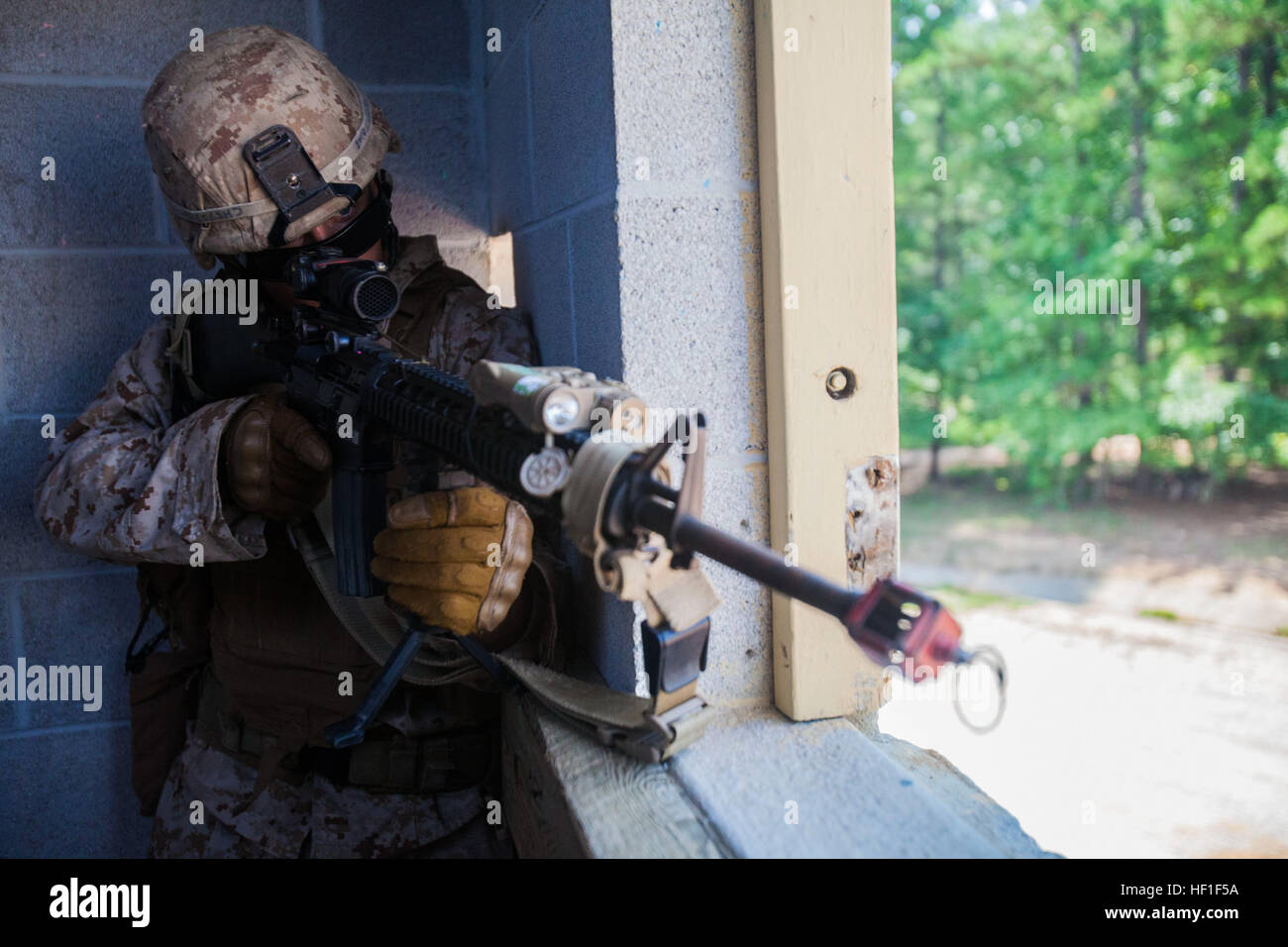 U.S. Marine Corps Cpl. Clinton Hammock, Battalion Landing Team (BLT ...
