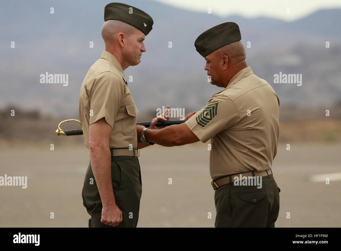 Sergeant Maj. Alberto Ruiz, former sergeant major, 5th Marine Regiment ...