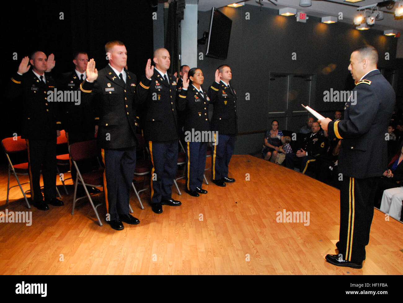 Officer candidates from OCS Class 53 participated in a commissioning ...