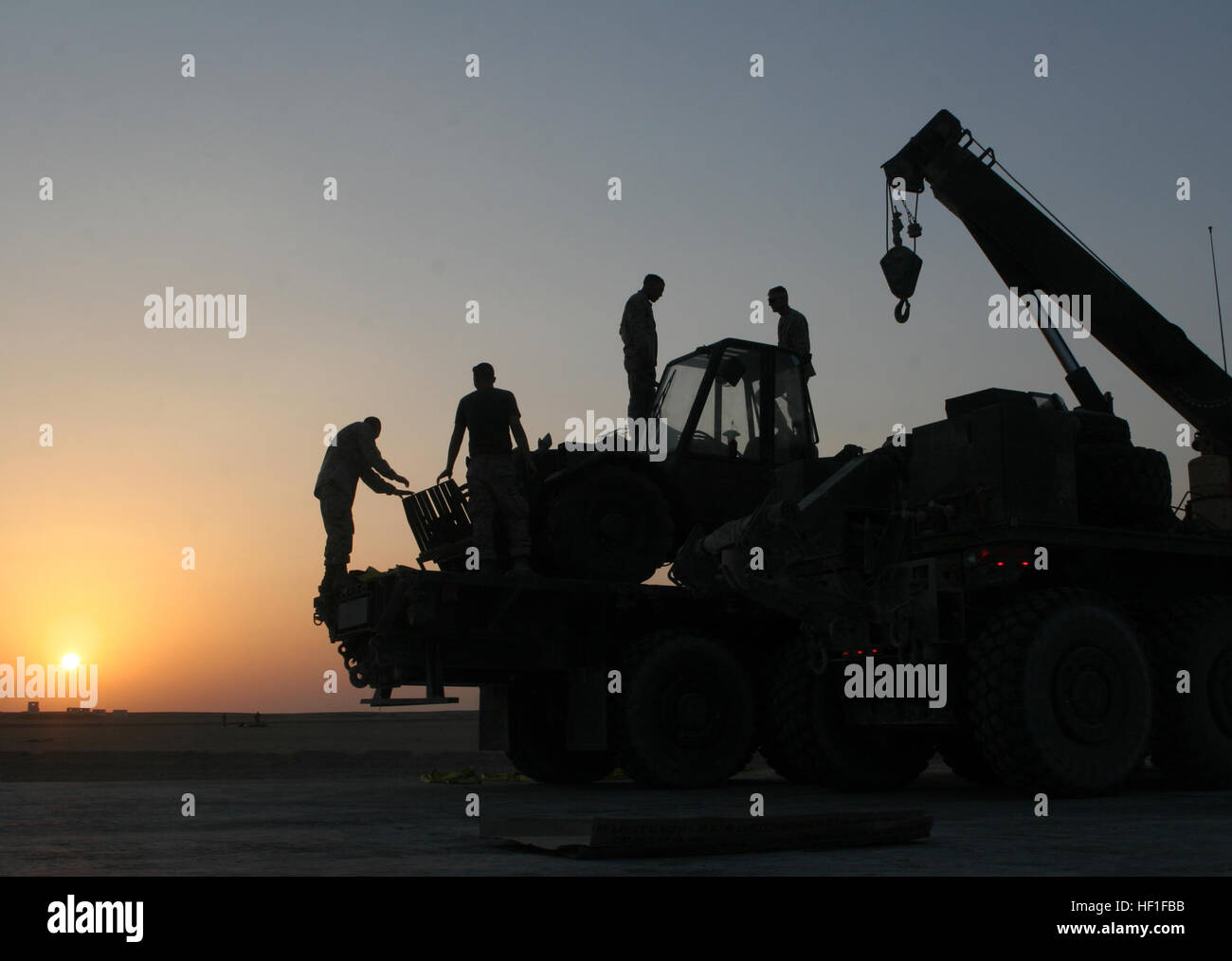 Members of the Helicopter Support Team (HST), part of Combat Logistics ...