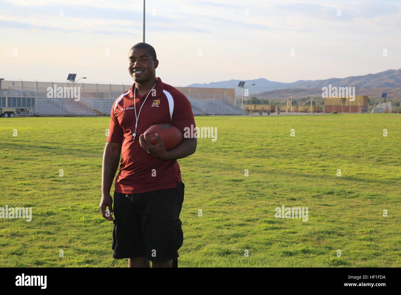 Corporal Anthony Lewis, an ammo technician on Marine Corps Logistics ...